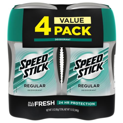 Speed Stick Regular Deodorant 4 Pack